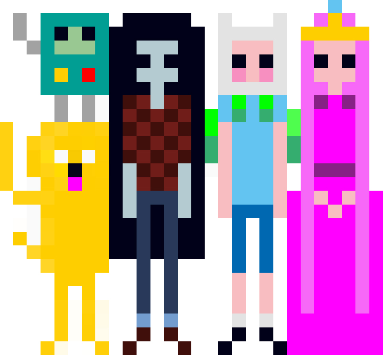 adventure time pixel characters | QuickHoney